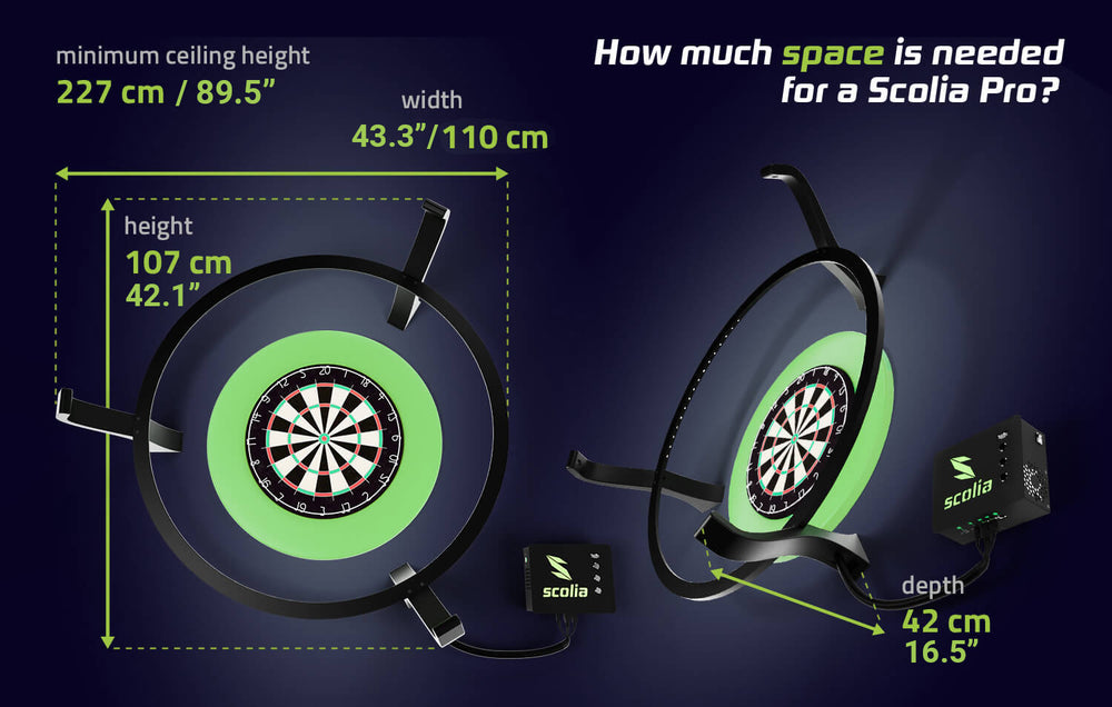 Scolia Pro Steel Tip Darts Automatic Scorekeeping System